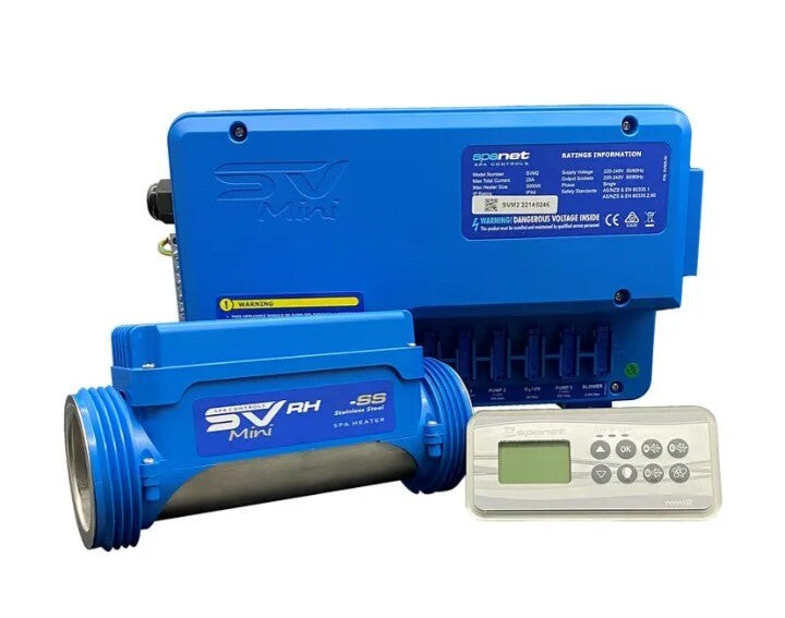 SpaNet SV Mini 1 Spa Controller Retro Kit 1.5kw Heater – My Pool Place