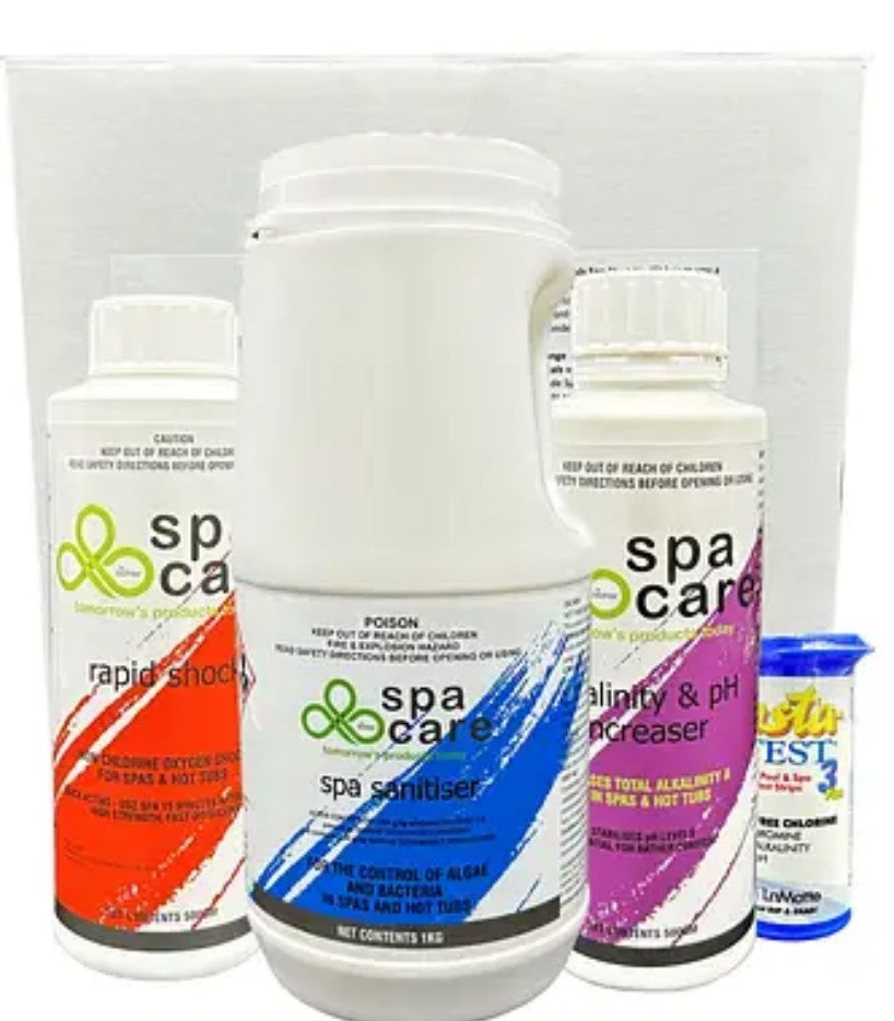 SpaCare Spa Start Up Kit Basic Chemicals High Quality Fast 3 Day Deliv ...