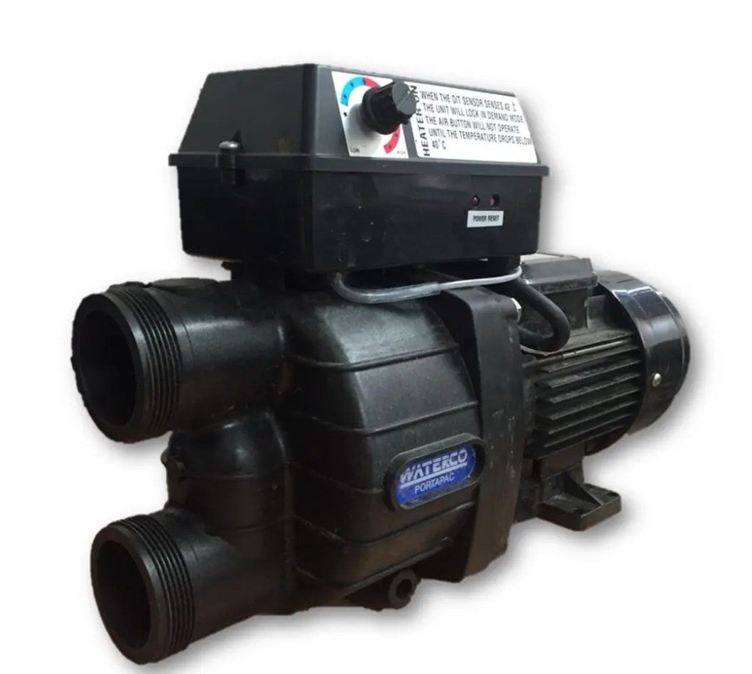 Waterco Portapac Demand Hot Pump Mk4 10A, 1hp 10amp 1.6kw Spa Fast Fre ...